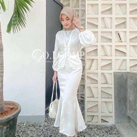 Jual Setelan Wanita Rok Korean Style Cassie One Set Kekinian Shopee Indonesia