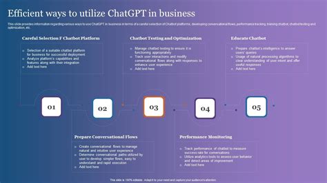 Efficient Ways To Utilize Chatgpt In Business Brochure Pdf