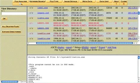 Autopsy Screenshots Bytesin