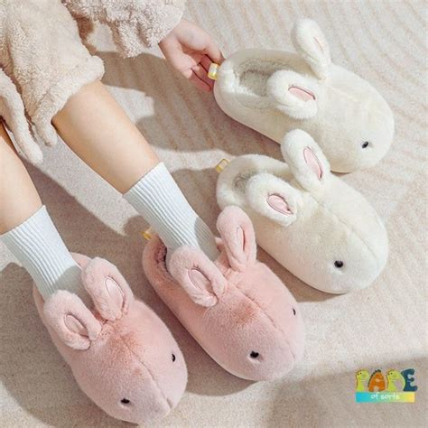 Rabbit Slippers Etsy