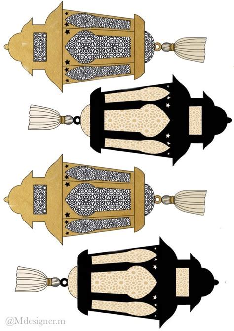 10 رسومات فوانيس ملونة لزينة رمضان صور فانوس رمضان للطباعة ⋆ بالعربي