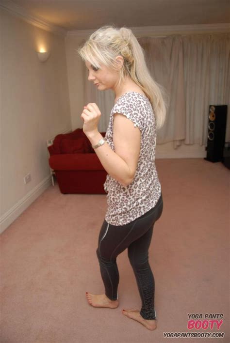 Tina Morgan Downward Dog Butt Pic