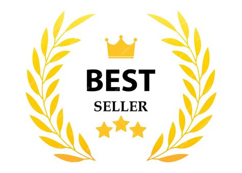 베스트 셀러 배지 로고 Designvector 그림 흰색 배경에 고립 프리미엄 벡터