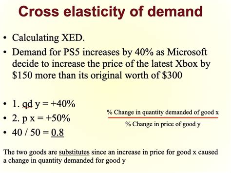Price Elasticity Income Elasticity And Cross Elasticity Of Demand A Level Teaching Resources