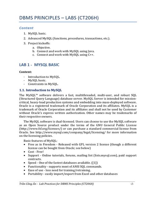 Thuc Hanh Dbms Ct237 Part1of3 En Pdf My Sql Databases