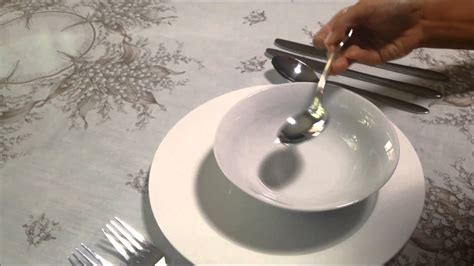 How To Use A Soup Spoon Youtube