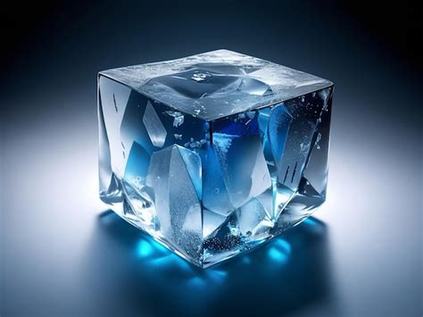Premium Ai Image Crystal Ice Cube