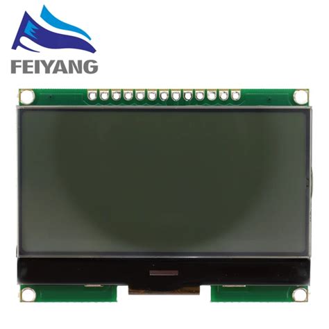 Lcd12864 12864 06d 12864 Lcd Module Cog With Chinese Font Dot Matrix Screen Spi Interface