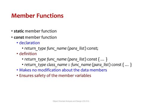 Cs212 Object Oriented Analysis And Design Ppt Download