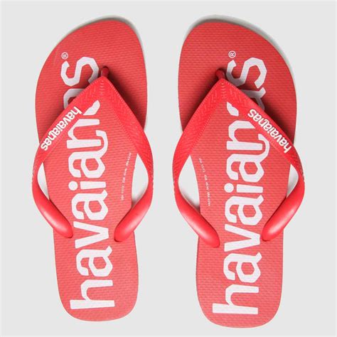Havaianas Red Top Logomania Sandals Shoefreak