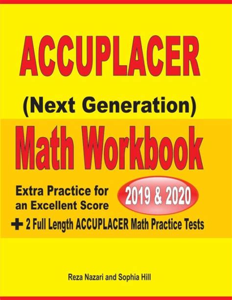 accuplacer next generation math workbook 2019 2020 extra practice