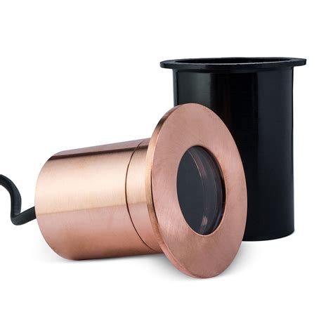 Copper Recessed Up Light 12v From Garden And Landscape Lighting