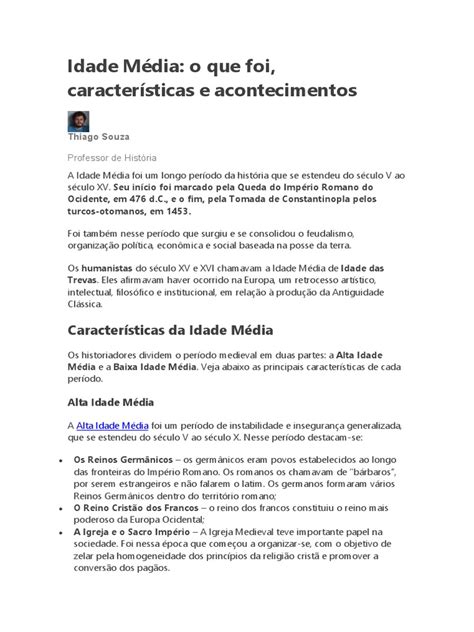Idade Media Pdf Idade Média Império Bizantino