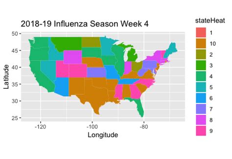 Ggplot Map Filling Colors In States In R Studio Stack Overflow