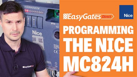 Nice Mc824h Complete Programming Guide For 24v Gear Motors
