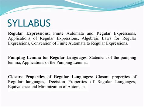Formal Languages And Automata Theory Unit 2 Pdf Programming Languages Computing
