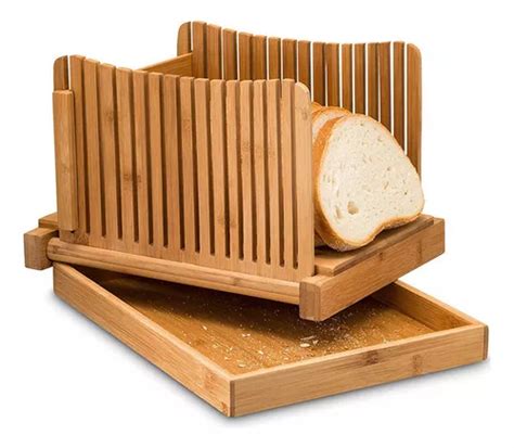 Tabla De Cortar Pan Para Rebanar Pan Con Cortador Plegable Mercadolivre