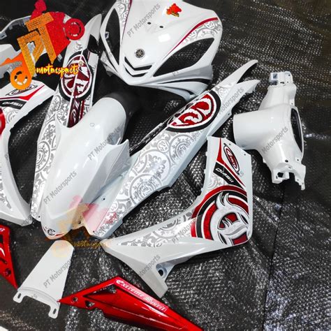 Lc V1 V2 V3 V4 V5 V6 V7 Cover Set Bodyset Pearl White Candy Red Batik Putih Merah Red No 6 White