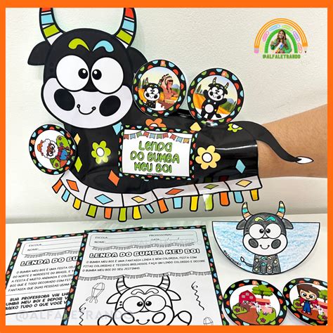 Kit Bumba Meu Boi Folclore Lojinha Alfaletrando Andressa Marchioti