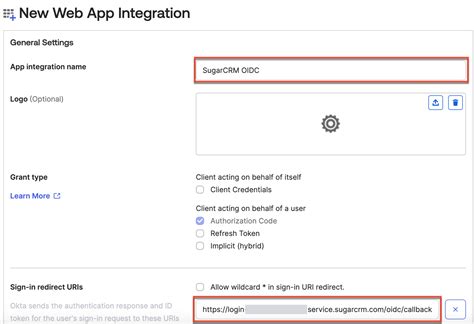 Configuring Sso With Okta Using Oidc Sugar Support