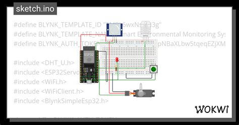 Smart Environmental Monitoring System 1 Wokwi Esp32 Stm32 Arduino