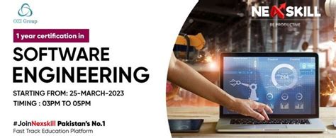 software engineering 1 year diploma complete program in lahore by