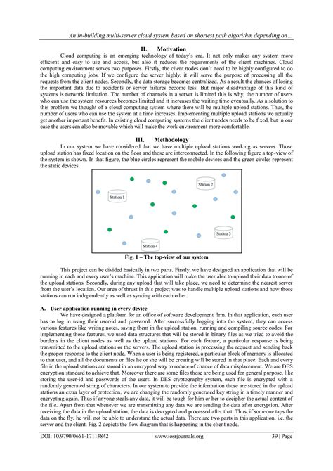 An In Building Multi Server Cloud System Based On Shortest Path