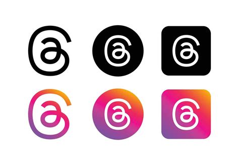 Threads Social Media Logo. Threads icon. Threads Logo. 28286471 Vector Art at Vecteezy