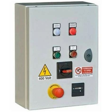 440v 215mm Mild Steel Three Phase Plc Electrical Control Panel At