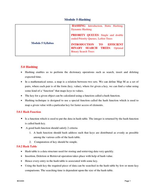 Bcs304 Dsa Notes M 5 Pdf Theoretical Computer Science Computing