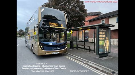 Stagecoach Cheltenham Service A Aboard 10757 Sn66 Vyb Thursday 26th