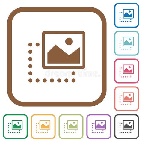 drag image to top right simple icons stock vector illustration of