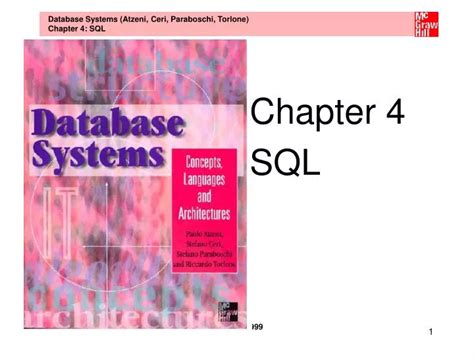 PPT Chapter 4 SQL PowerPoint Presentation Free Download ID 3751454