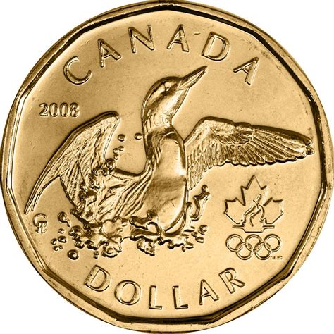 1 Dollar Coin Canada Canadian 1 Dollar Coin Reverse Design Evolution