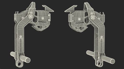 Trigger Cable System Impact Trolley White 3d Model 39 3ds Blend C4d Fbx Max Ma Lxo