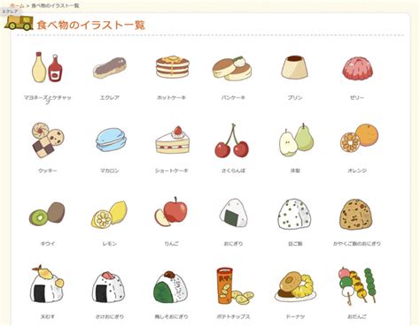 【無料】デザインに使える「食べ物・料理のイラスト」のフリー素材サイト7選【商用利用可】 めがねんちblog