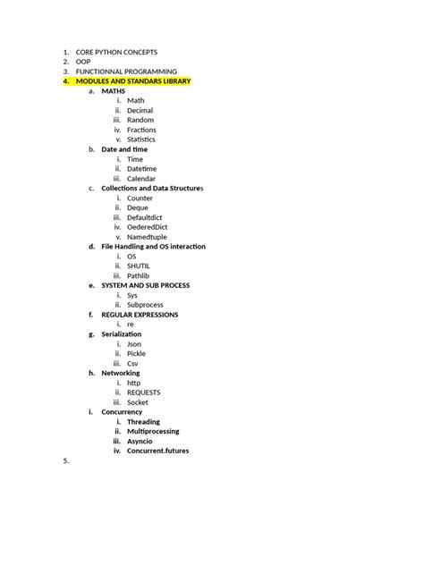 Core Python Concepts Pdf Computers