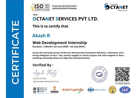 akash rajendran on linkedin webdevelopment internship careergrowth