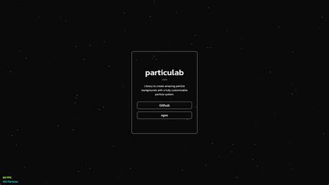 Github Aneks1particulab Library To Create Amazing Particle Backgrounds With A Fully