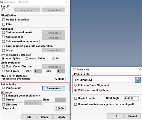 Inquiry Export Points General ZEISS Qualityforum