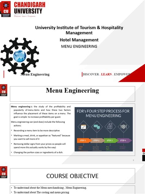 On Menu Engineering Pdf Menu Prices