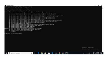 Java Lang ExceptionInInitializerError In Arduino IDE With Window Pro IDE X Arduino