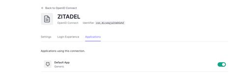 Log In With Zitadel On Auth0 Through Oidc Zitadel Docs