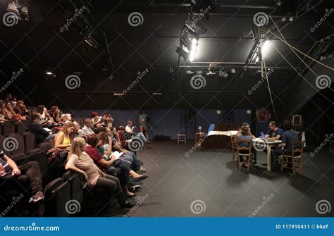 Classical Drama Play Piece And Spectators Wide Editorial Photo Image