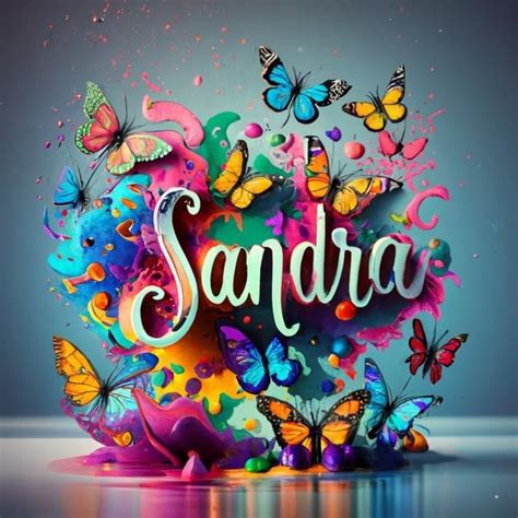 Sandra Name Tattoo Designs