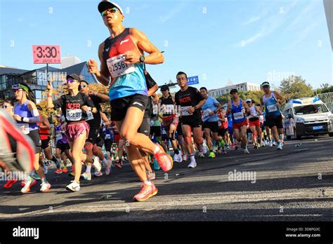 The 2025 Shanghai Marathon Kicks Off In Shanghai China 30 November