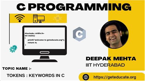 6 Tokens Keywords In Cprogramming C Programming Complete Course