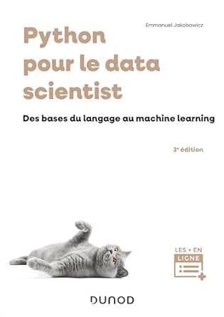 Amazon fr Python pour le data scientist e éd Des bases du langage au machine learning