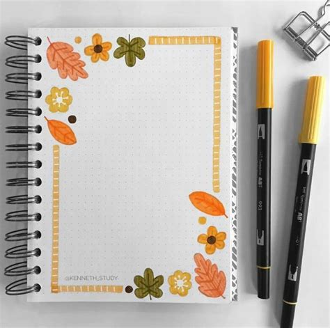 47 Notebook Border Design Ideas Page Borders Design Paper Art Design