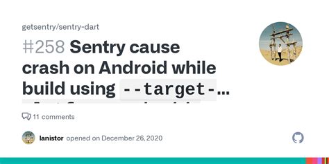Sentry Cause Crash On Android While Build Using ` Target Platform
